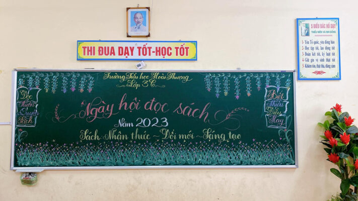 Những ý tưởng trang trí bảng ngày hội đọc sách thú vị